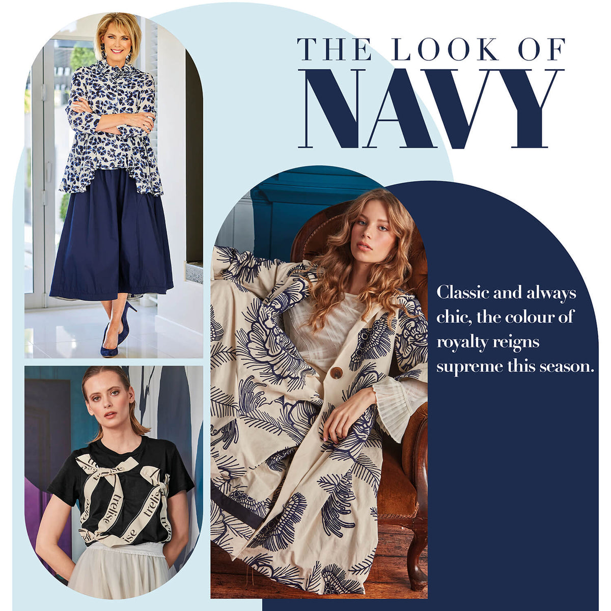 Fashion Spotlight: The Look of Navy – Magpie Style