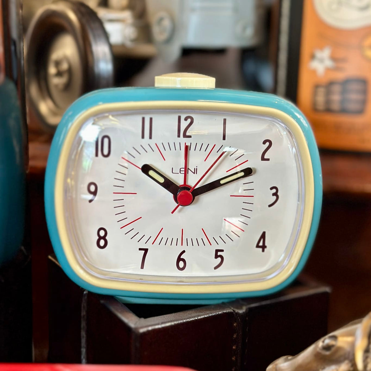 Retro Alarm Clock - Blue – Magpie Style