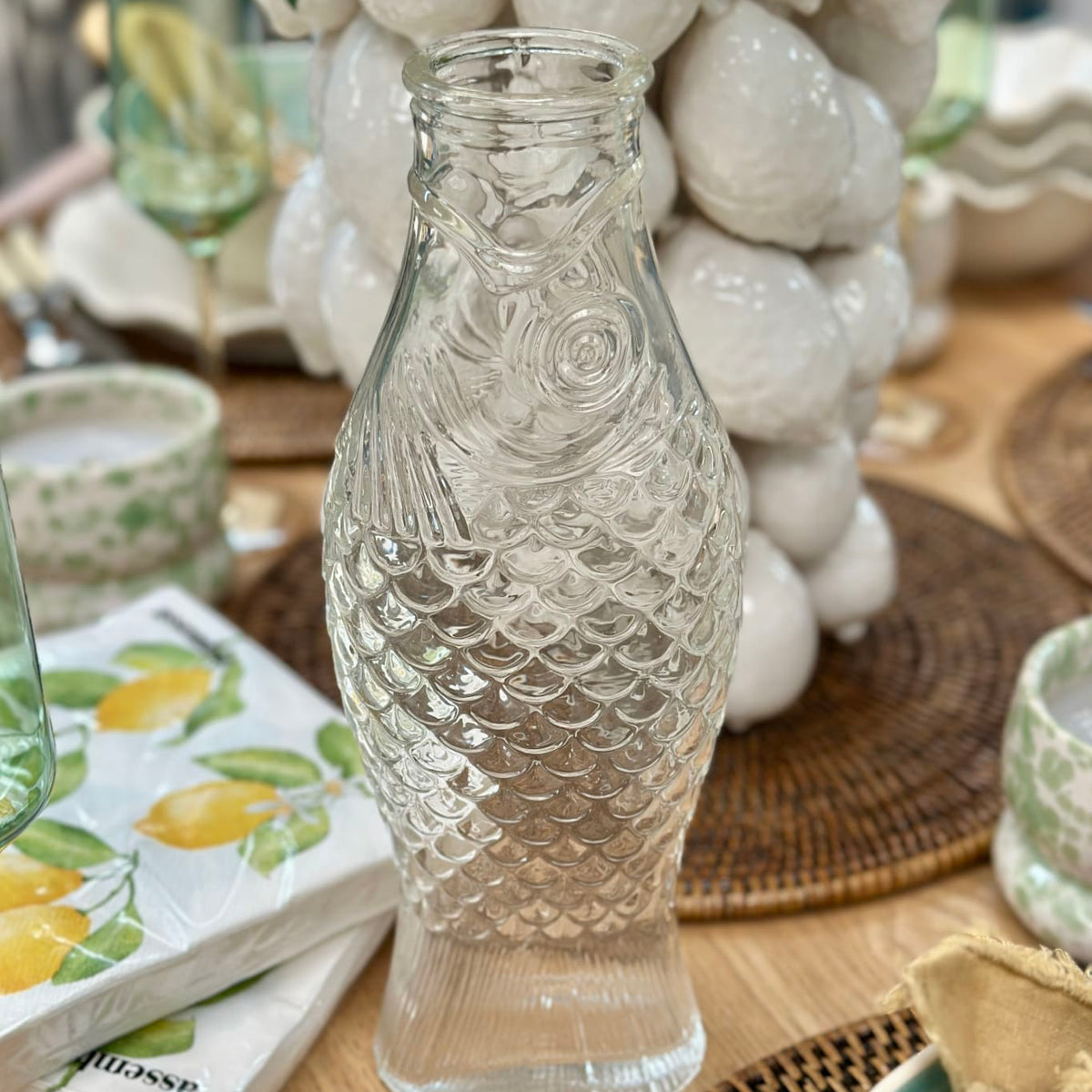 Fish & Fish Carafe - Transparent – Magpie Style