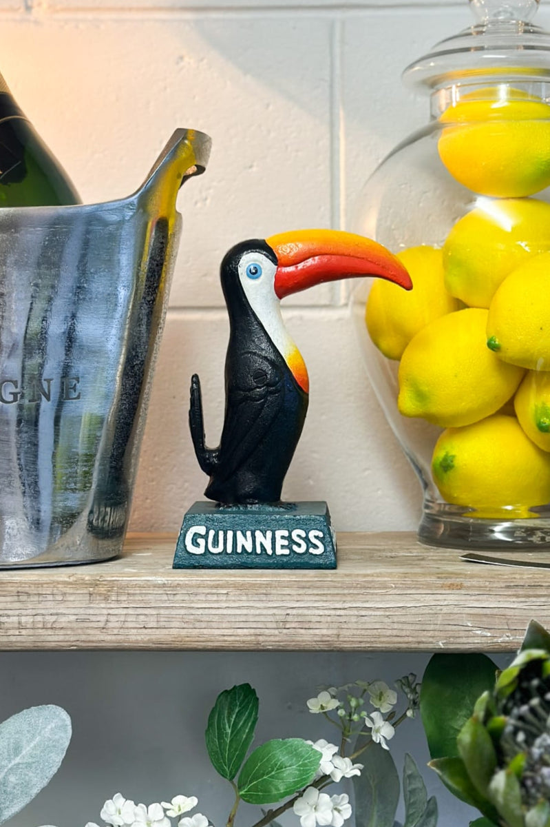 Cast Iron Guiness Bird Statue – Magpie Style